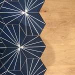 Blue cement tiles : projetcs